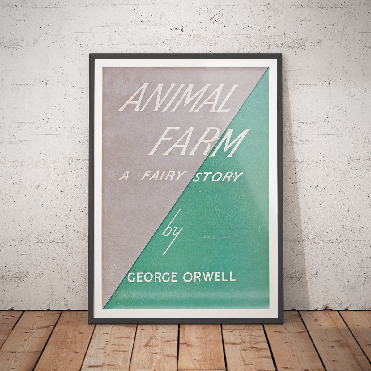 Animal Farm Print Book Cover Posters Gift for Him Gift - Etsy