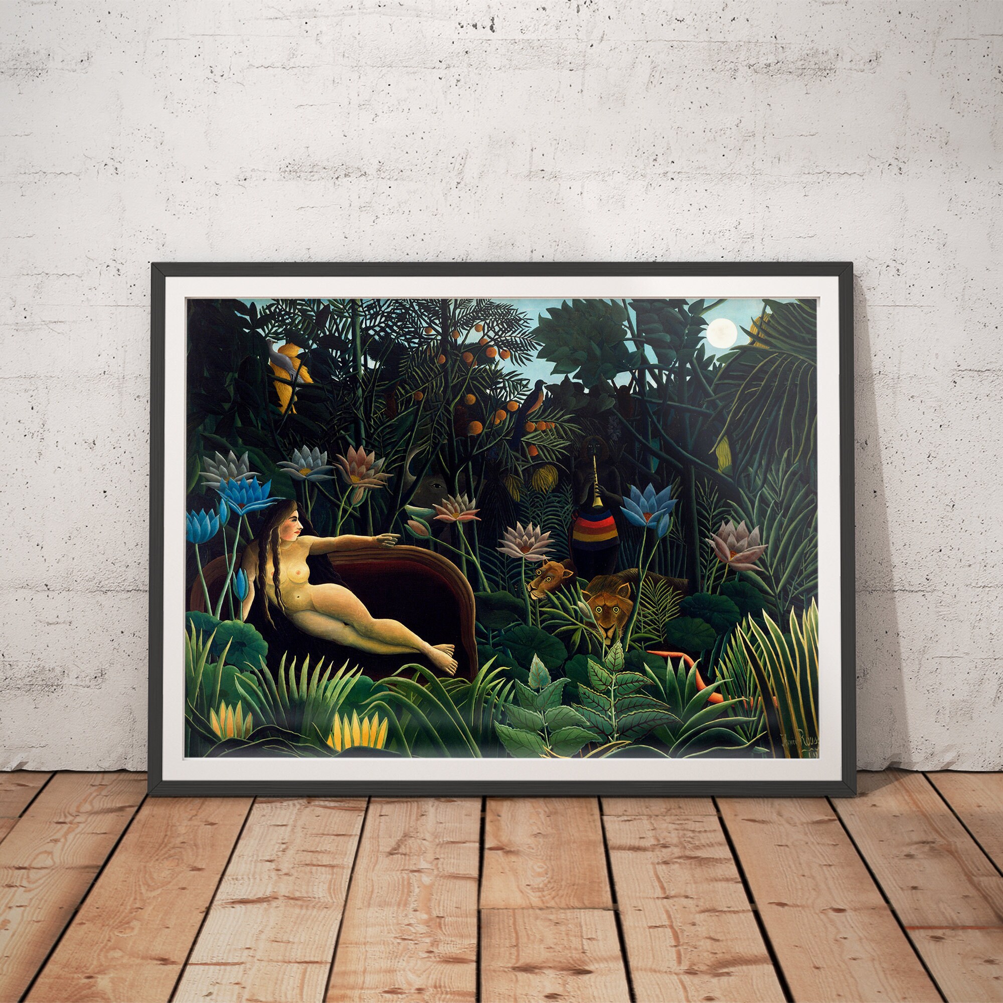 The Dream Print Henri Rousseau Vintage Art Classic Prints | Etsy