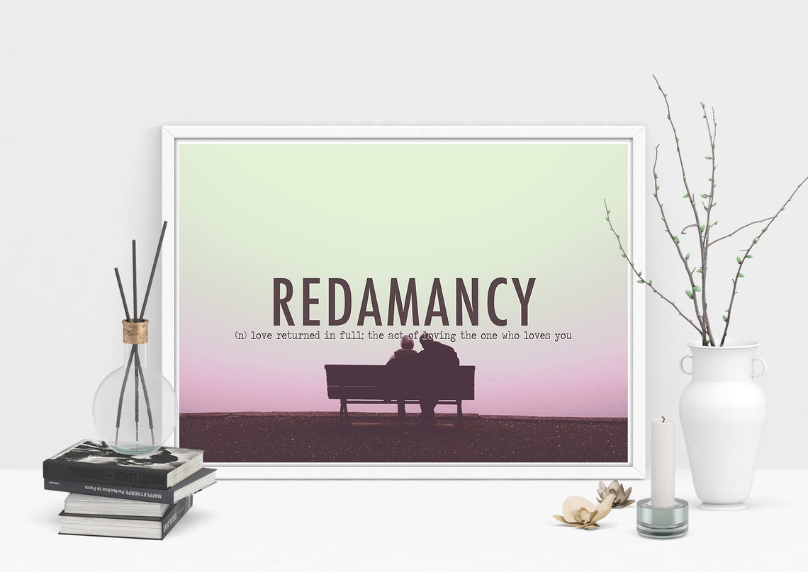 Redamancy Cute Quote Wall Art Quotes About Love Quotes | Etsy