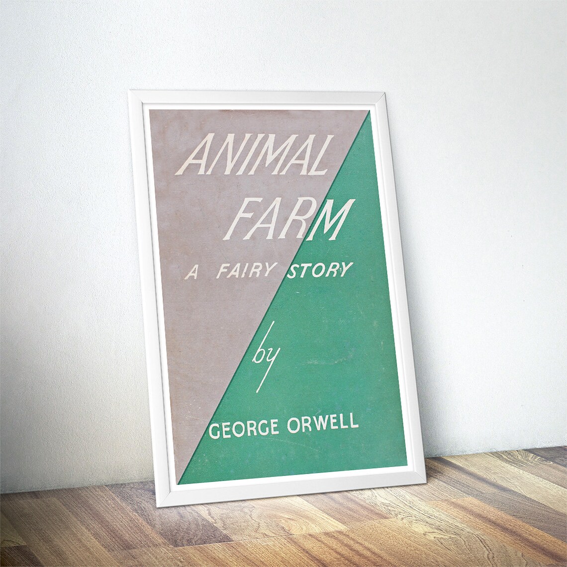 Animal Farm Print Book Cover Posters Gift for Him Gift - Etsy