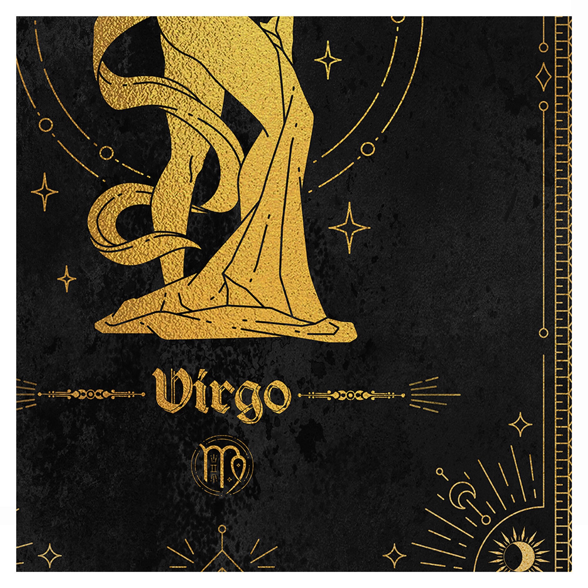 Virgo Print Virgo Gift / Zodiac Sign Print / Astrology Gift | Etsy