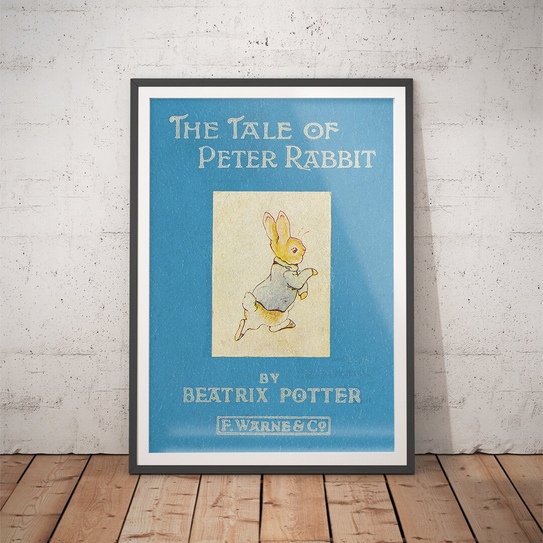 Peter Rabbit Prints - Peter Rabbit Nursery, Literary Gift, Literary ...
