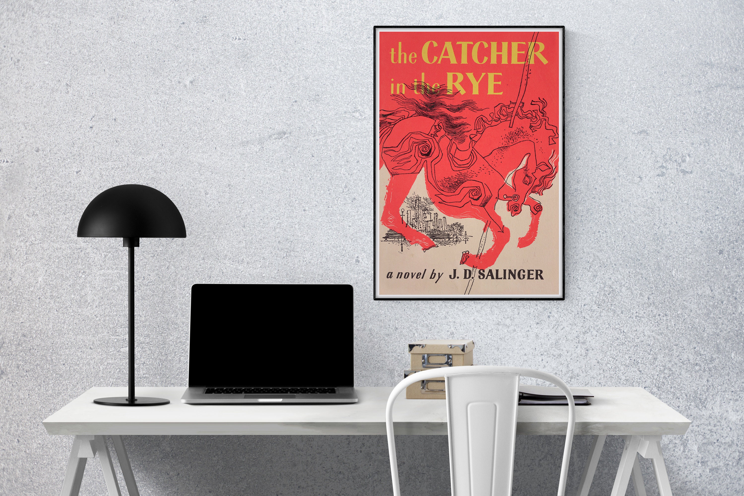 The Catcher in the Rye Poster Book Cover Posters Book - Etsy