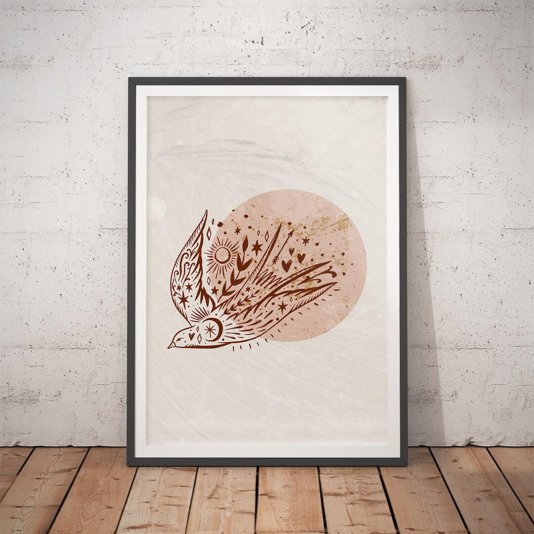 Luna Dream No. 5 - Dove Print - Occult Poster / Goth Wall Art / Witch ...