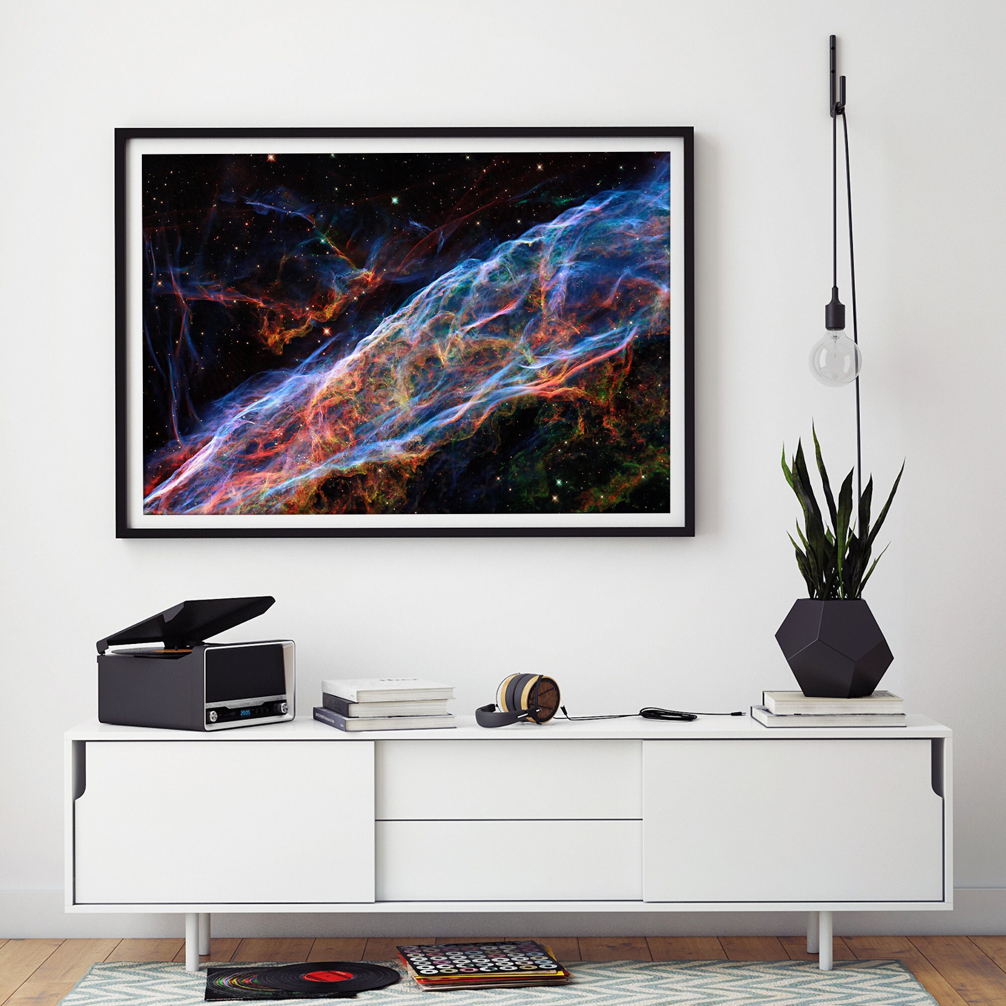 Science Poster Veil Galaxy : Astronomy Print / Outer Space | Etsy