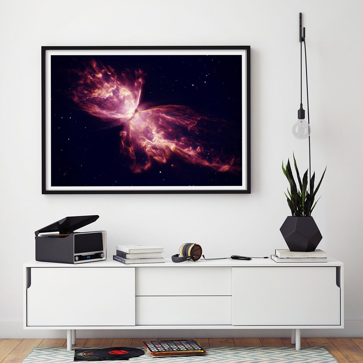 Hubble Stella Butterfly Space Poster Galaxy Art Galaxy - Etsy