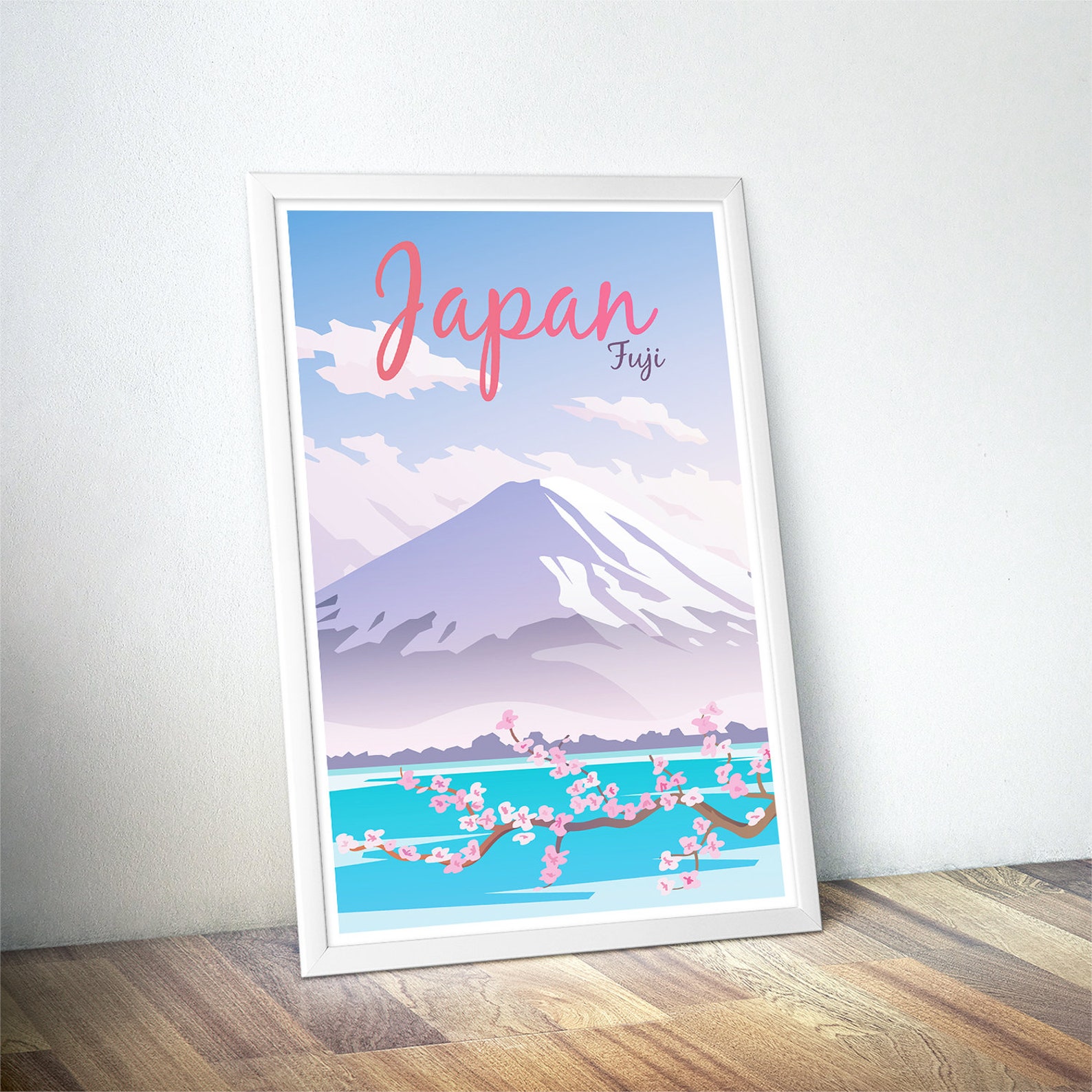 Japan Poster Vintage Travel Poster Minimalist Art Prints - Etsy