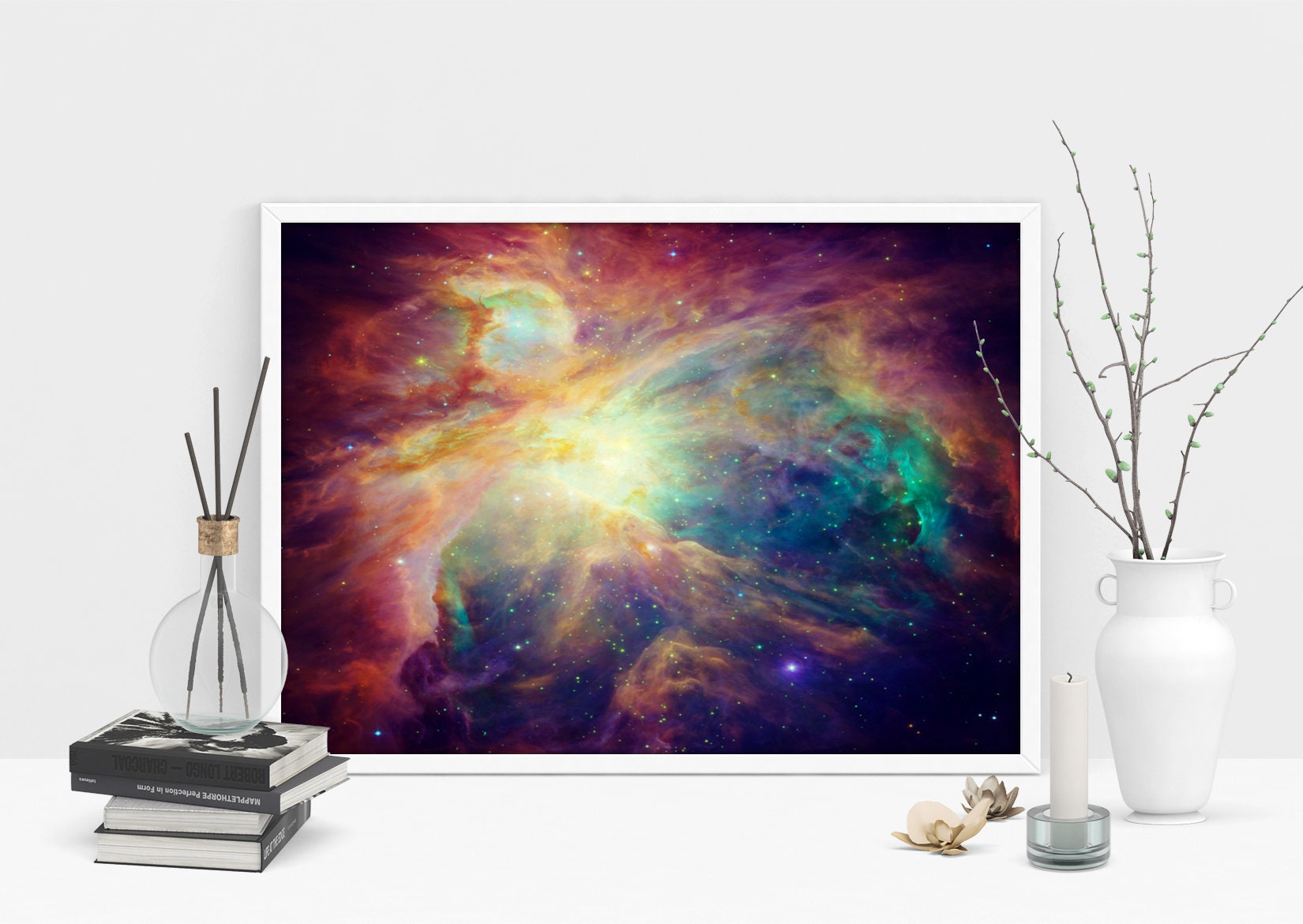 Outer Space Poster Art Hubble Telescope Orion Nebula Poster - Etsy