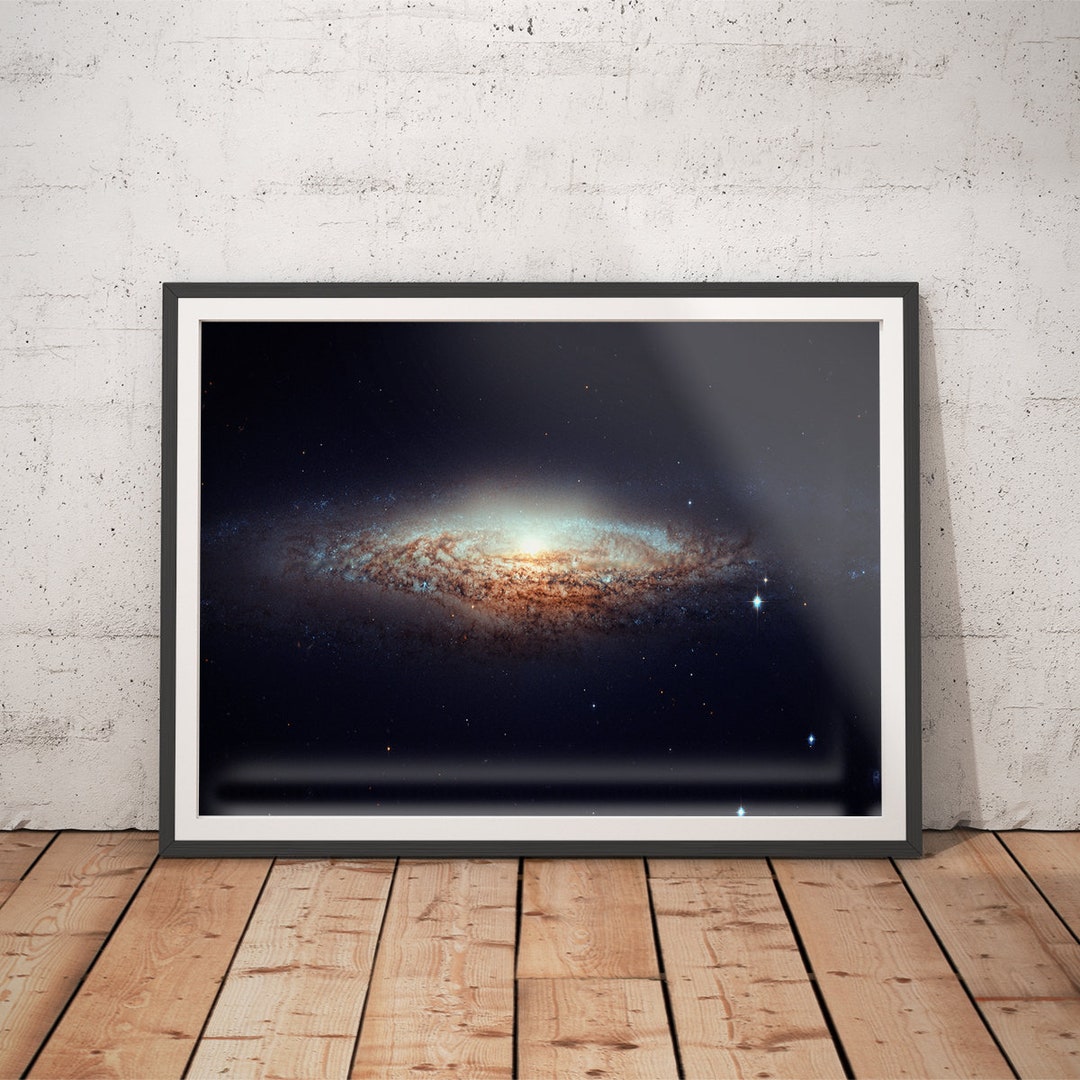 Hubble UFO Galaxy Poster - Galaxy Wall Art, Outer Space Prints, Outer ...