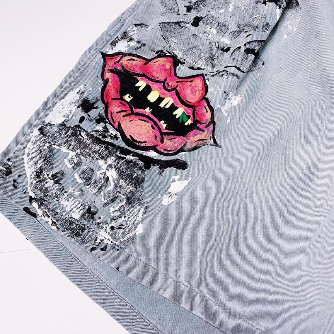 Custom Graffiti Mouth Polo Ralph Lauren Shorts Size Small - Etsy