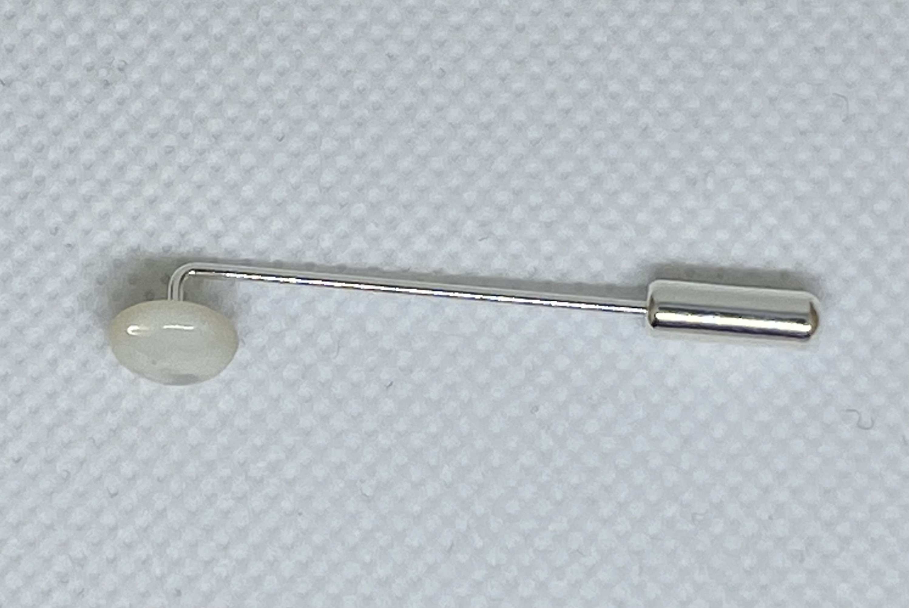 Mother of Pearl Tie Pin. Available in Silver or Gold Plated Pin ...