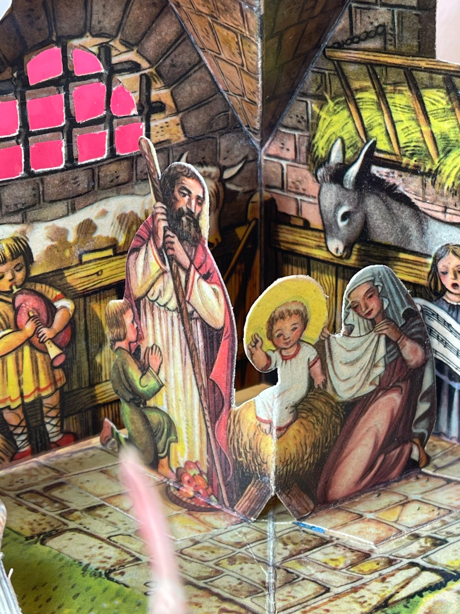 Vintage 1950s 3D Fold Out Nativity Scene-czech-mid Century-kitschy ...