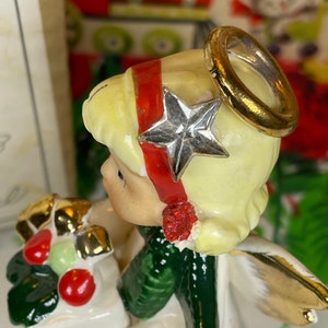 Vintage RARE Geo Z Lefton December Angel With Rhinestone Accents ...