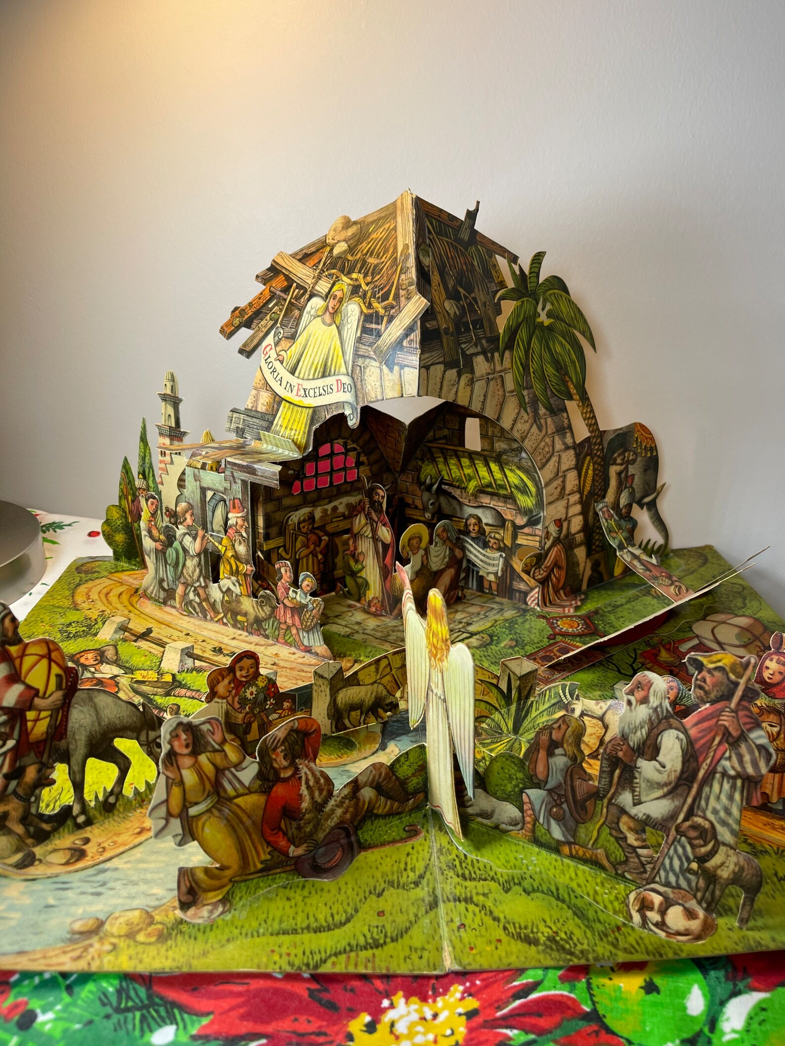 Vintage 1950s 3D Fold Out Nativity Scene-czech-mid Century-kitschy ...