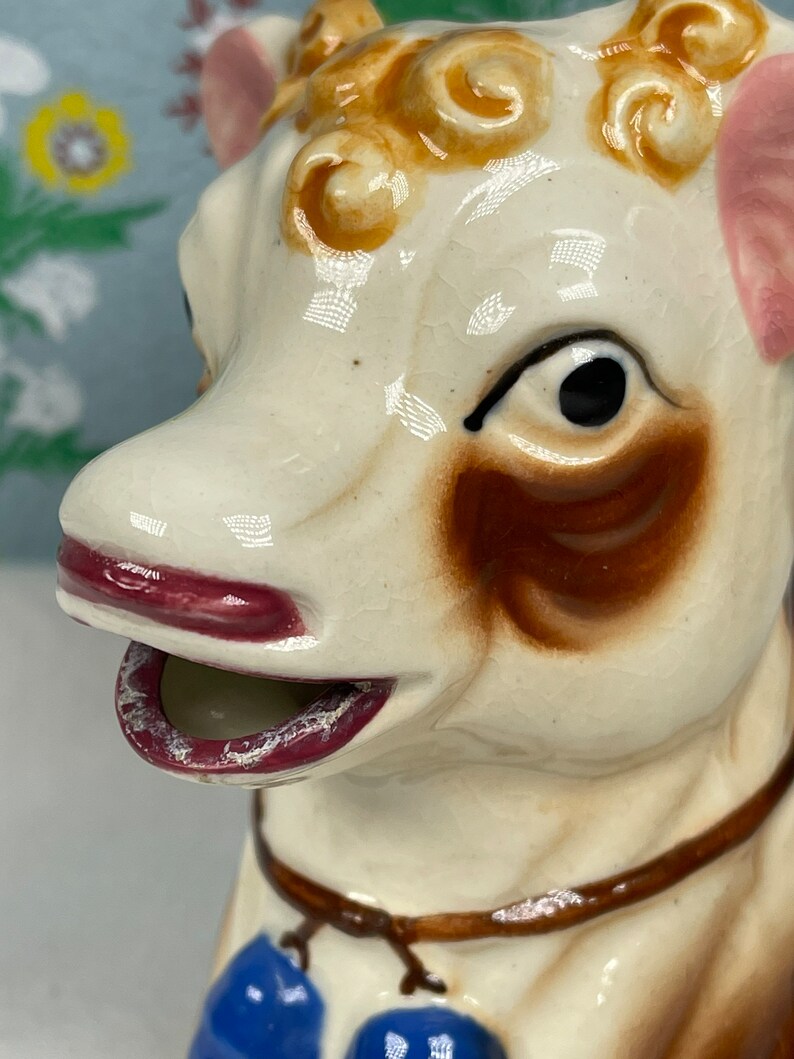 Vintage Cow Head Creamer-bessie the Cow-elsie-mid - Etsy