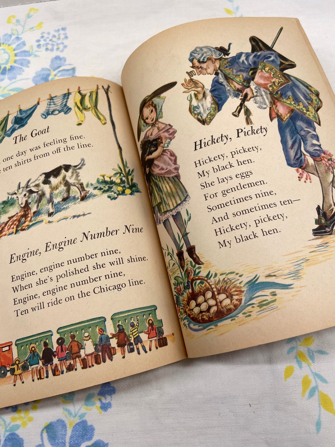 Vintage Childs Book Counting Rhymes-little Golden - Etsy
