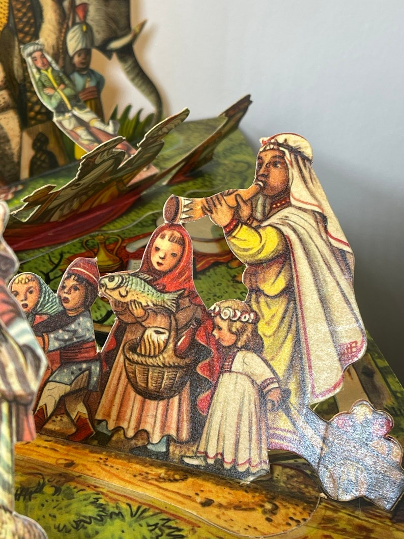 Vintage 1950s 3D Fold Out Nativity Scene-czech-mid Century-kitschy ...