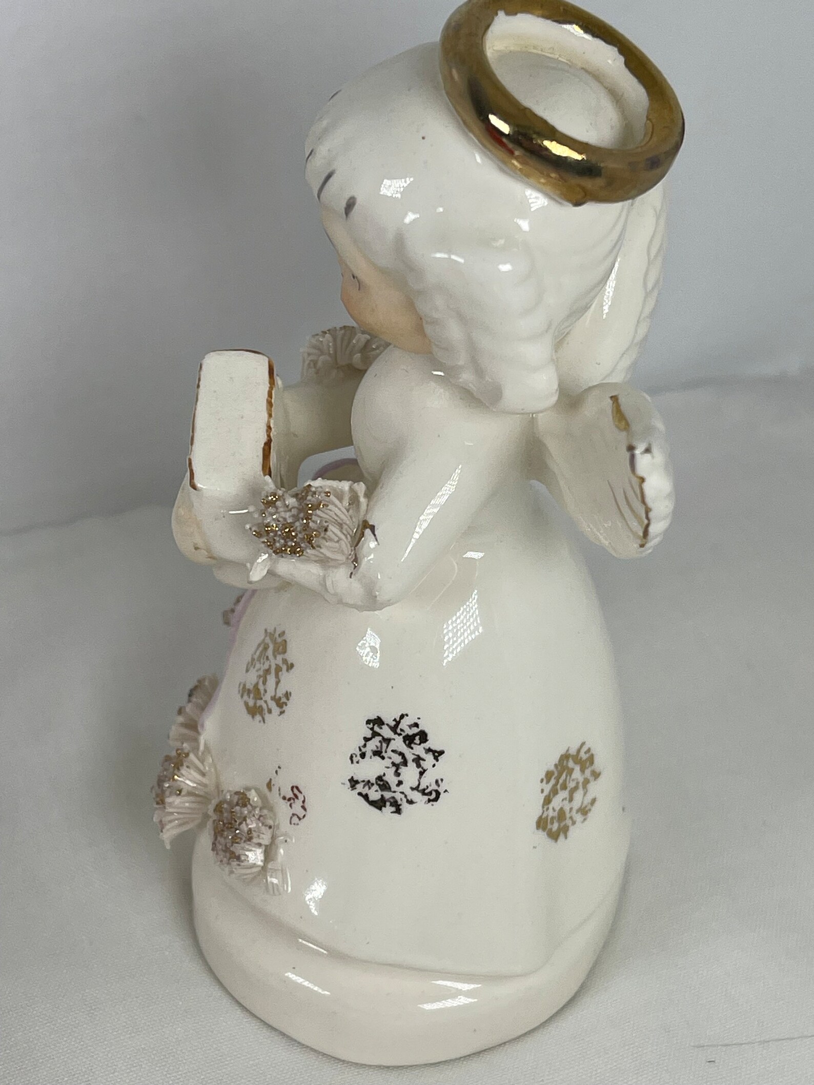 Vintage Napco September Birthday Angel-mid Century Angel-kitschy Angel ...