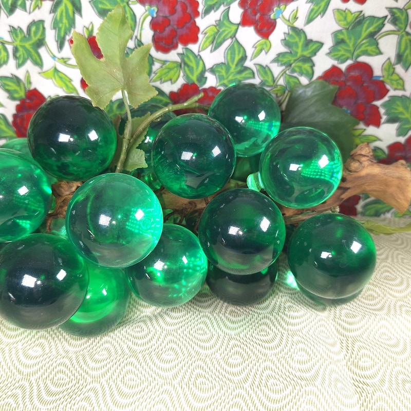 Lucite Grapes - Etsy