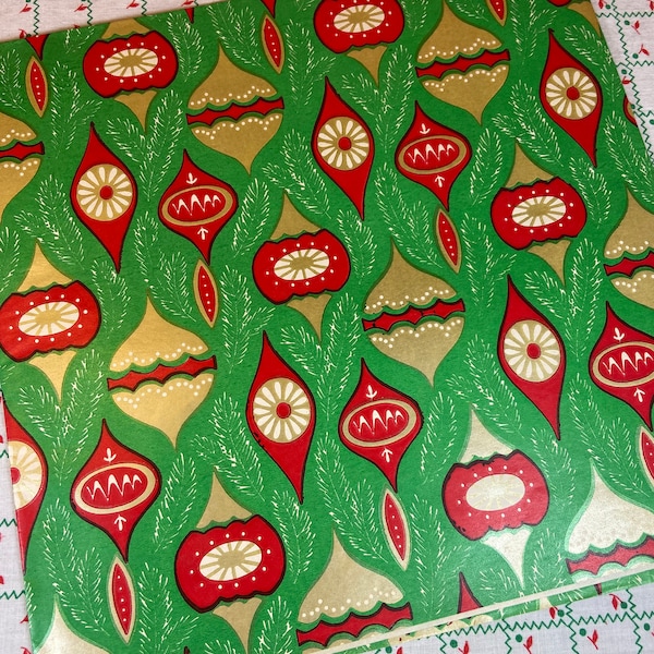 Vintage Christmas Wrapping Paper - Etsy