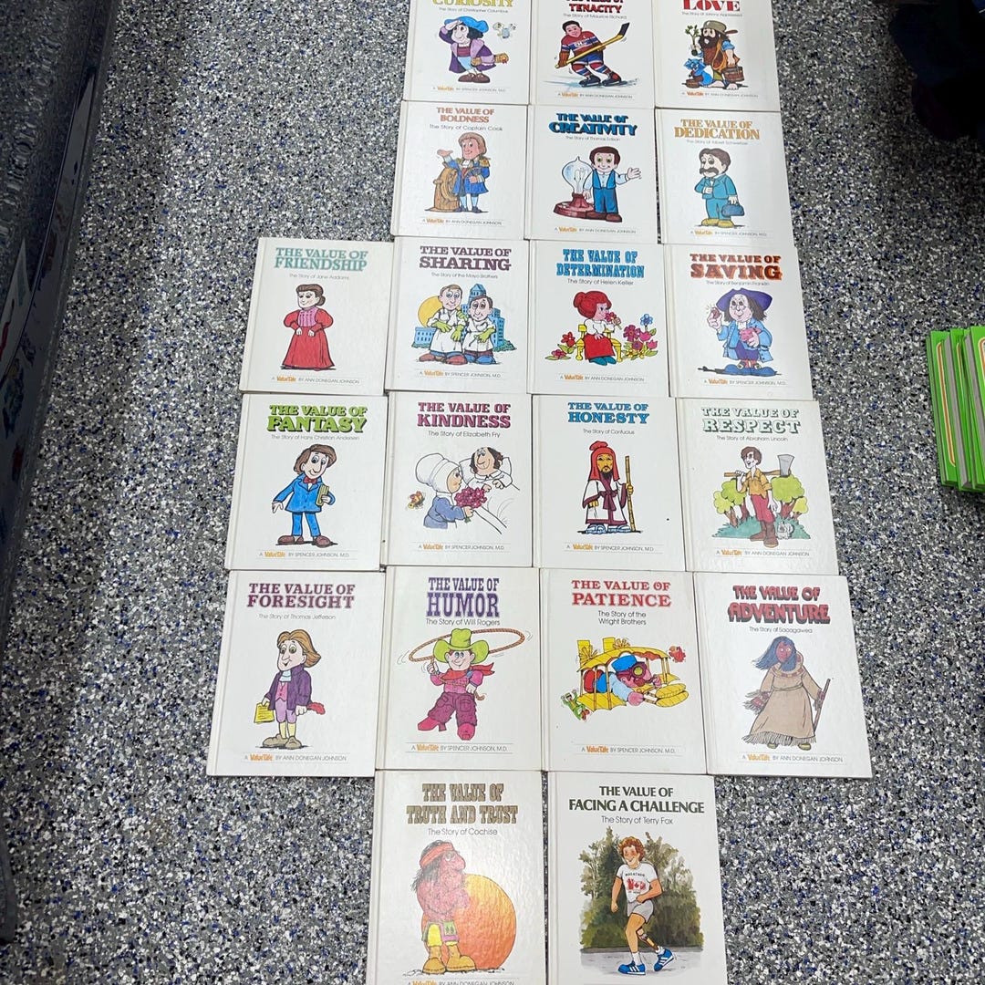 Vintage 1976-1986 Value Tales Lot of 20 Homeschool Character Building ...