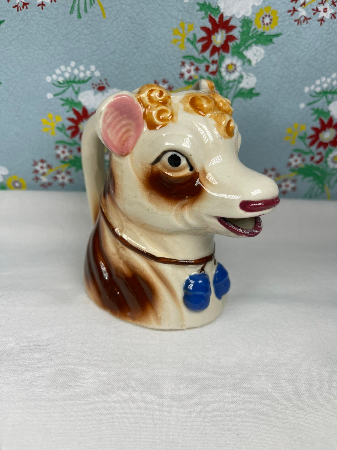 Vintage Cow Head Creamer-bessie the Cow-elsie-mid Century-farmhouse ...