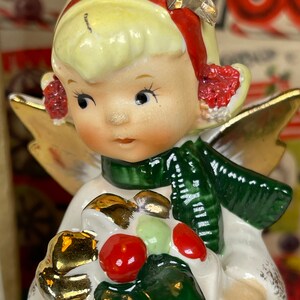 Vintage RARE Geo Z Lefton December Angel With Rhinestone Accents ...