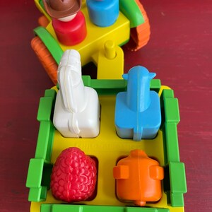 Vintage Child Guidance Tractor and Animals Playset-playskool-farmer ...