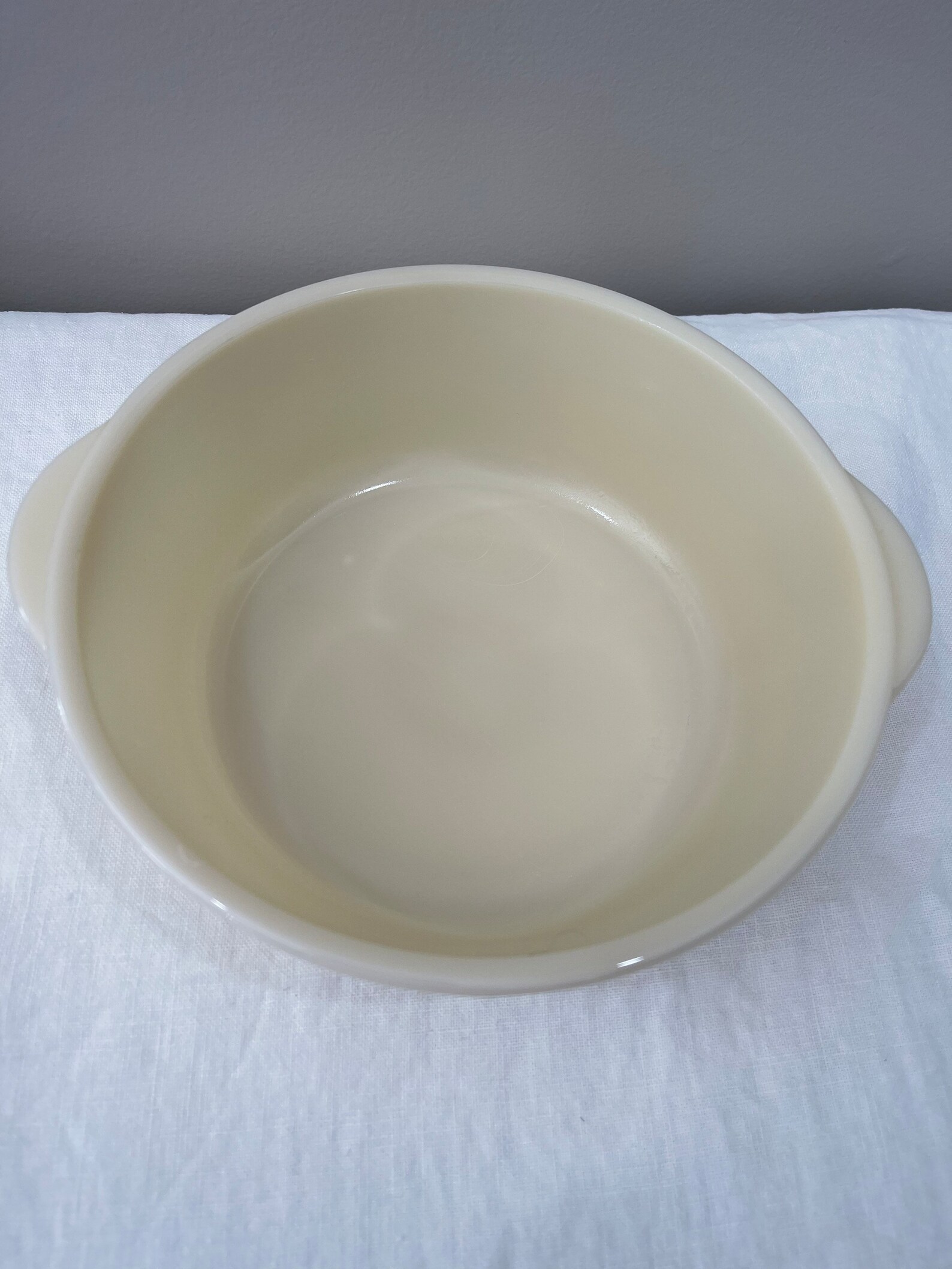 Vintage Fire King Ivory Philbe Glass 2 Piece Casserole - Etsy