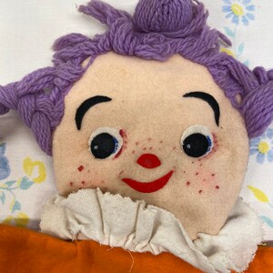 Vintage Holiday Fair Hand Puppet-hedaya & Co Japan-freckled Girl Hand ...