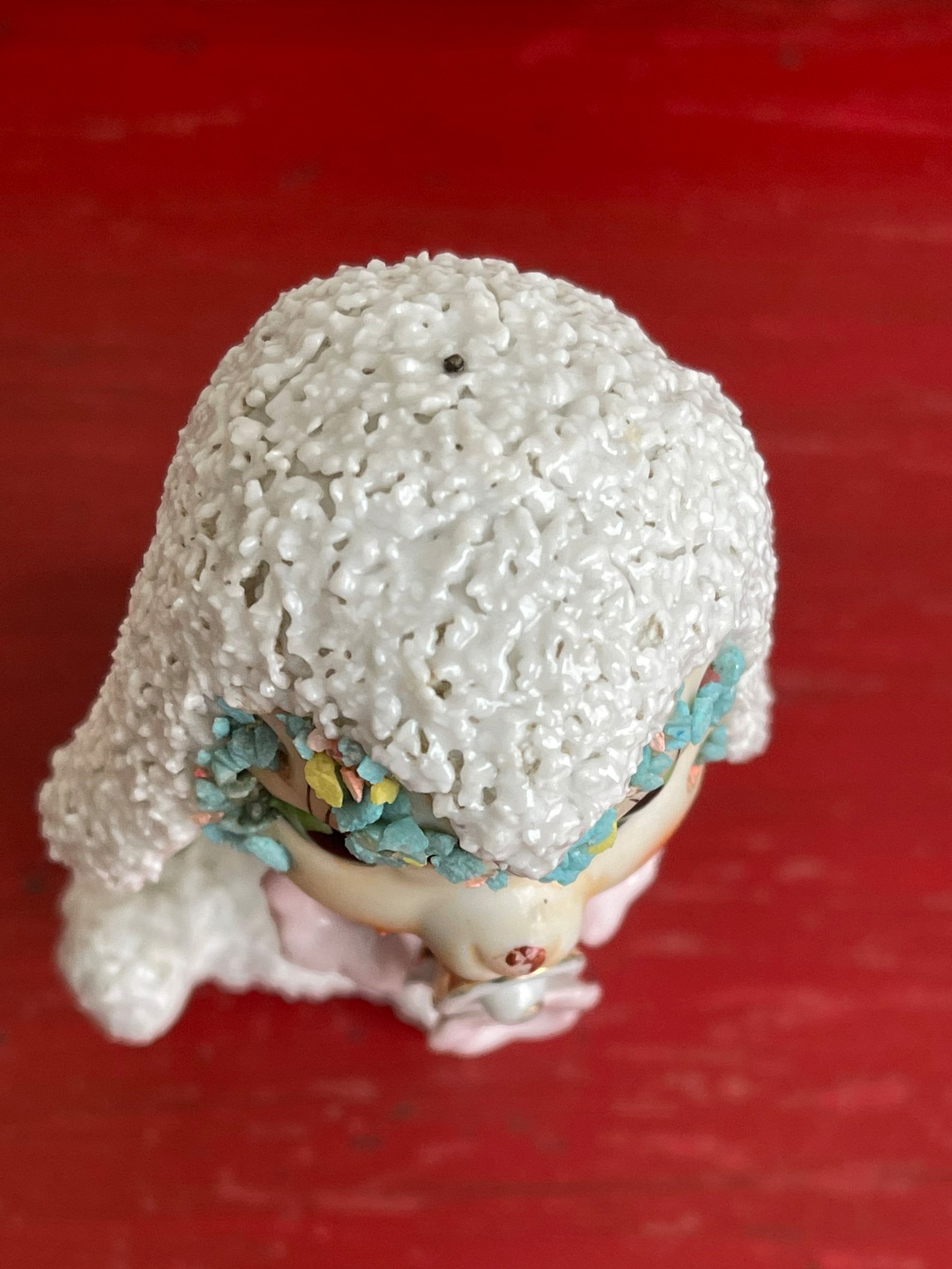 Vintage Sugar Lamb With Flowers-kitschy-mid Century-collectible Kitsch ...