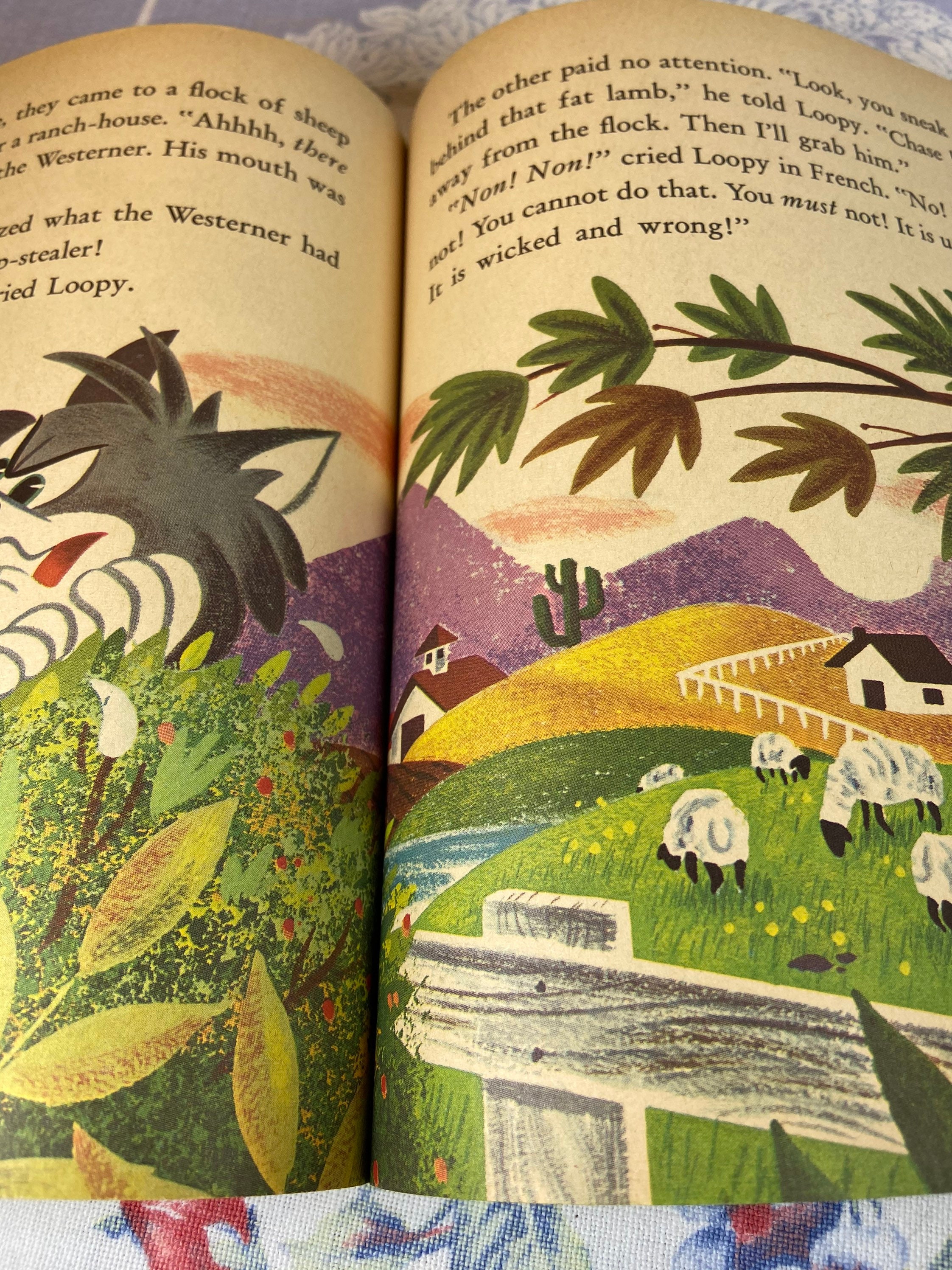 Vintage Loopy De Loop Goes West-hanna Barbara-little Golden - Etsy