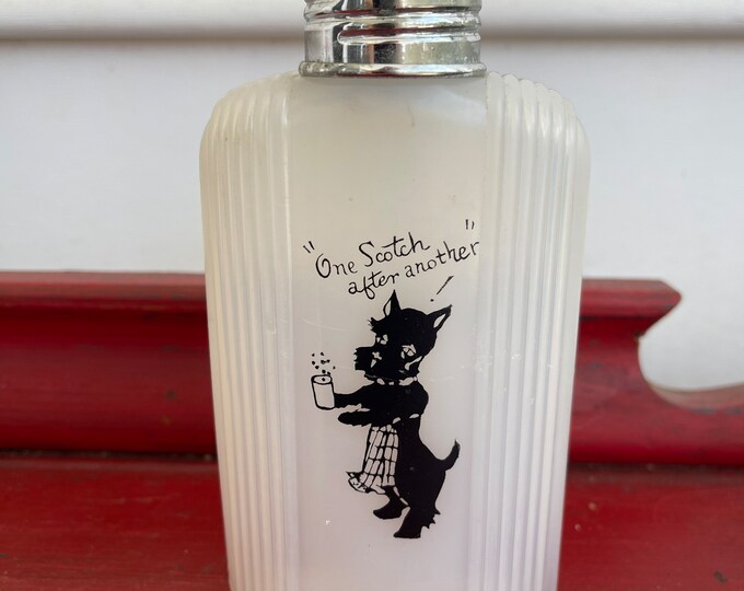 Vintage Plastic Scotch Flask-1950s-mid Century-scotty Dog-kitschy ...