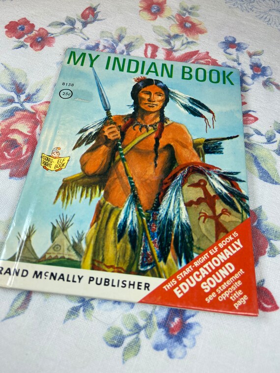 Vintage Childrens Book-my Indian Book-rand Mcnally-start | Etsy