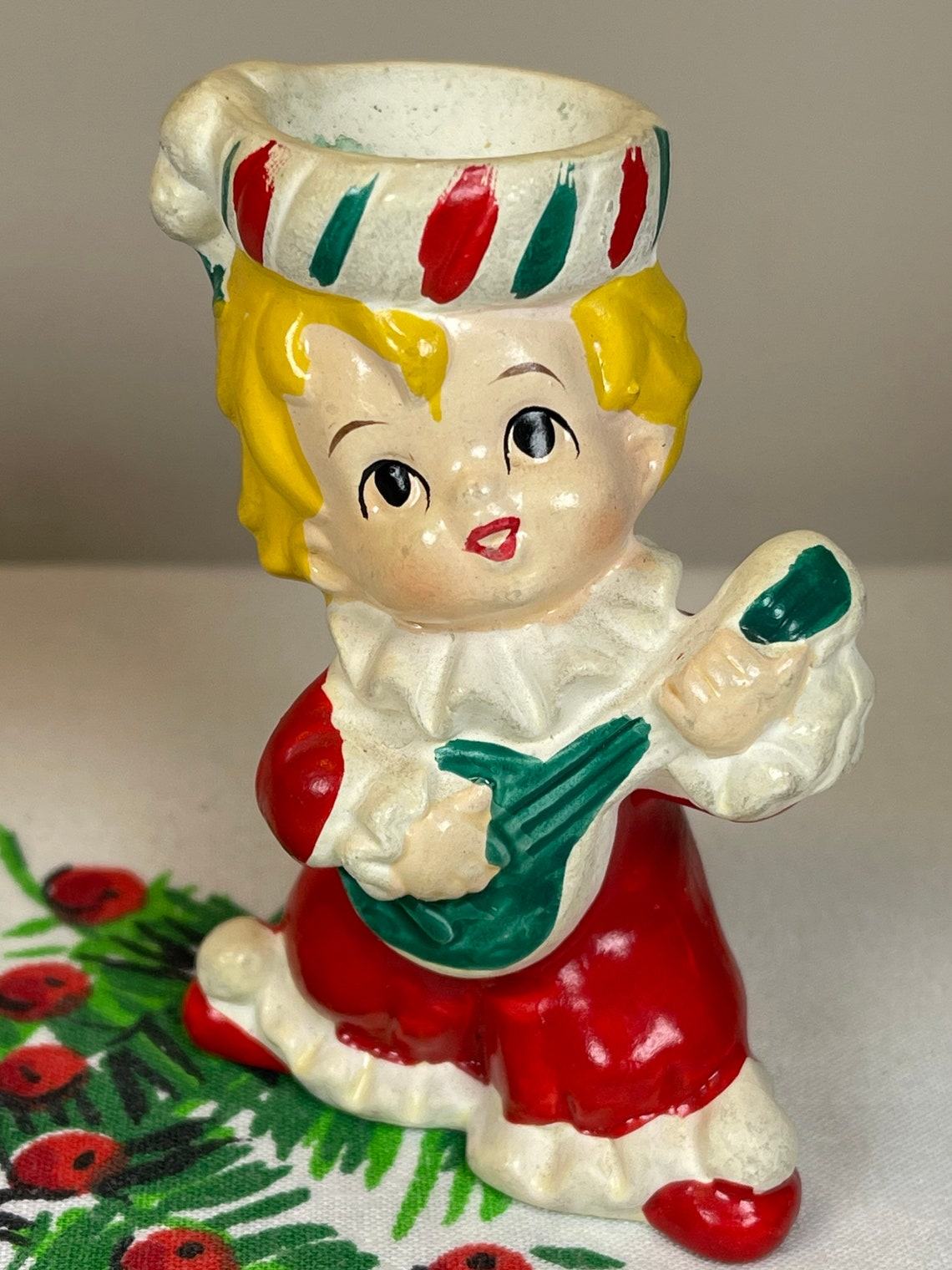 Vintage Lefton Kids Playing Music Instruments-clowns-mid - Etsy