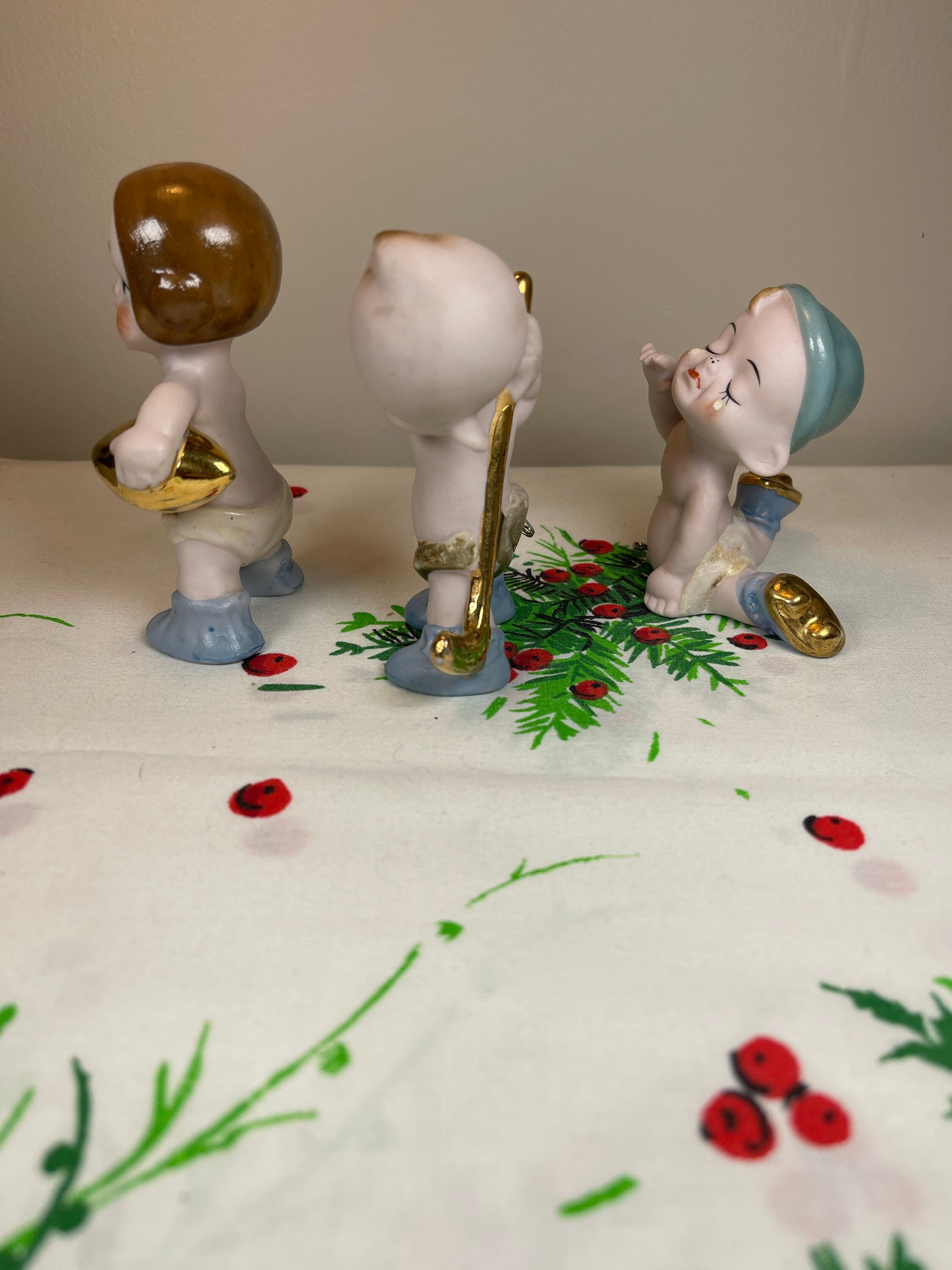 Vintage Babies Playing Sports - Diaper Babies - Football - Hockey - Boy ...