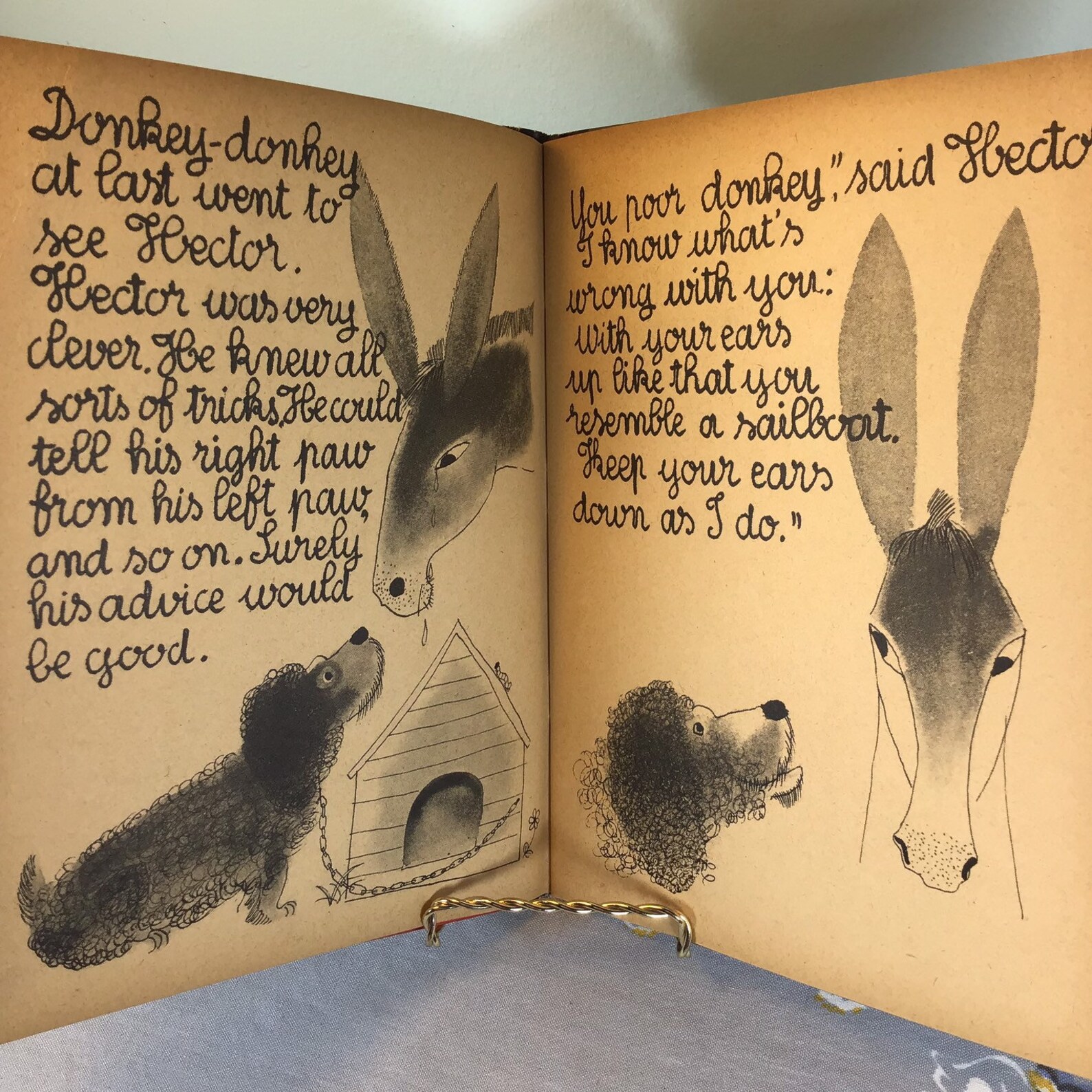 Vintage Donkey Donkey Childrens Book-1933-first Edition-antique Kids ...