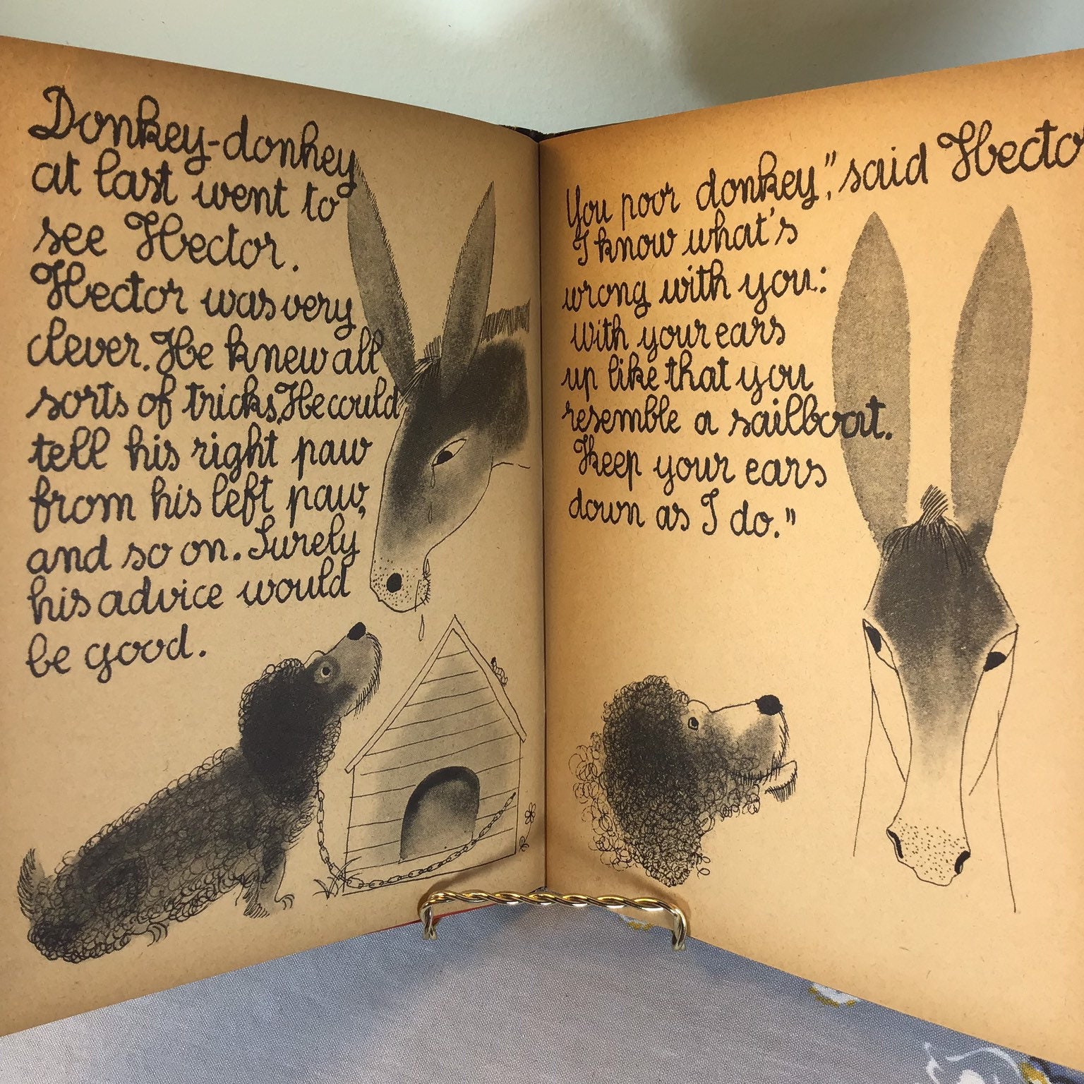 Vintage Donkey Donkey Childrens Book-1933-first - Etsy