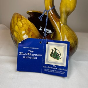 Vintage Blue Mountain Collection Pottery Swan Planter-heritage ...