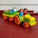 Vintage Child Guidance Tractor and Animals Playset-playskool-farmer ...