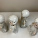 Vintage Adorable Angel Set-set of 4 Angels-white Gowns-gold - Etsy