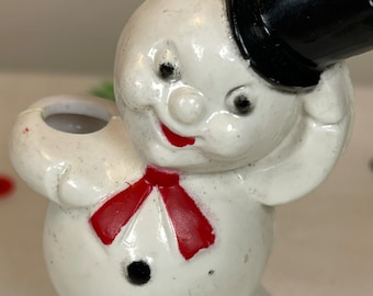 Plastic Snowman Candy Container - Etsy