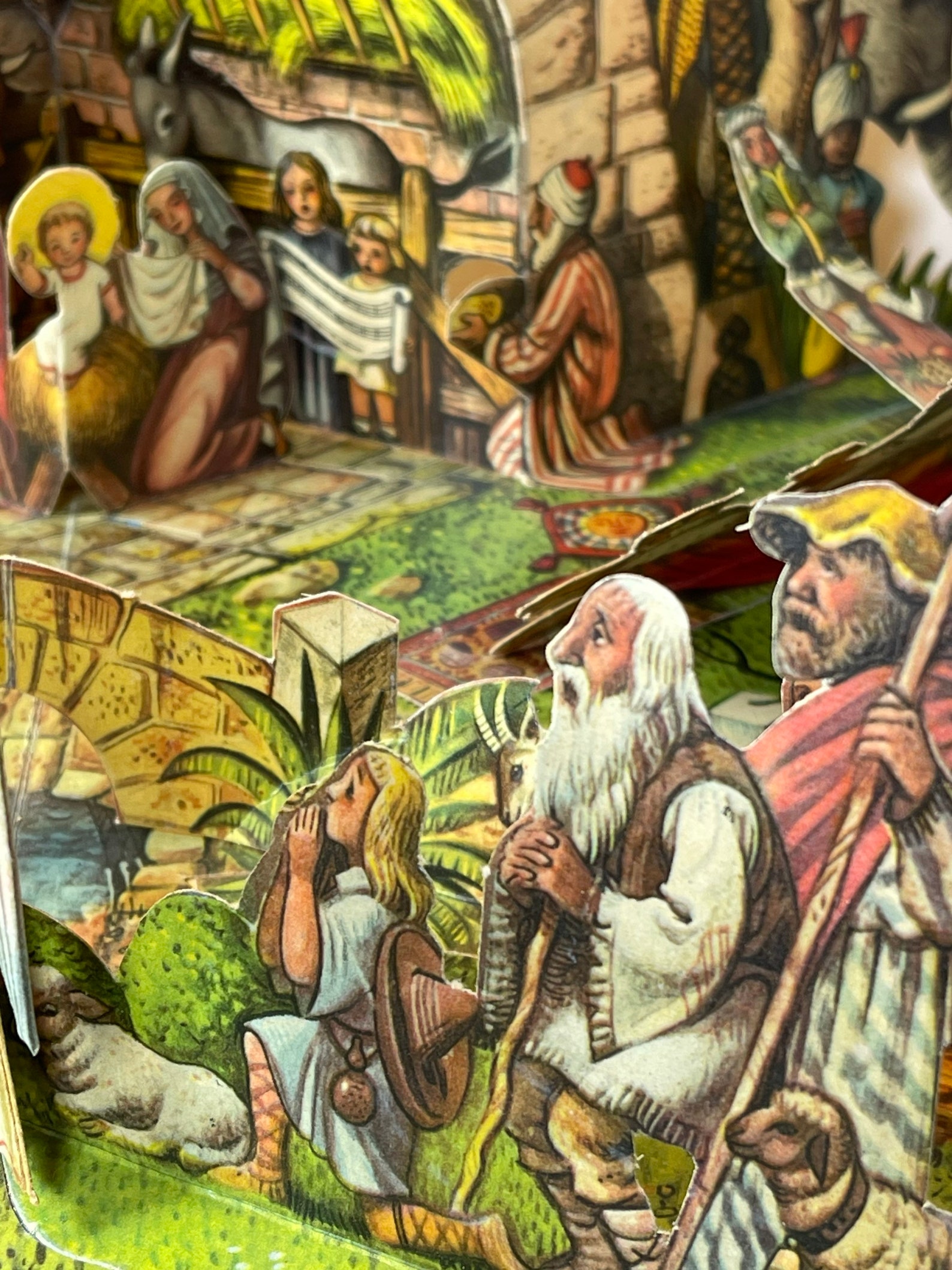 Vintage 1950s 3D Fold Out Nativity Scene-czech-mid Century-kitschy ...