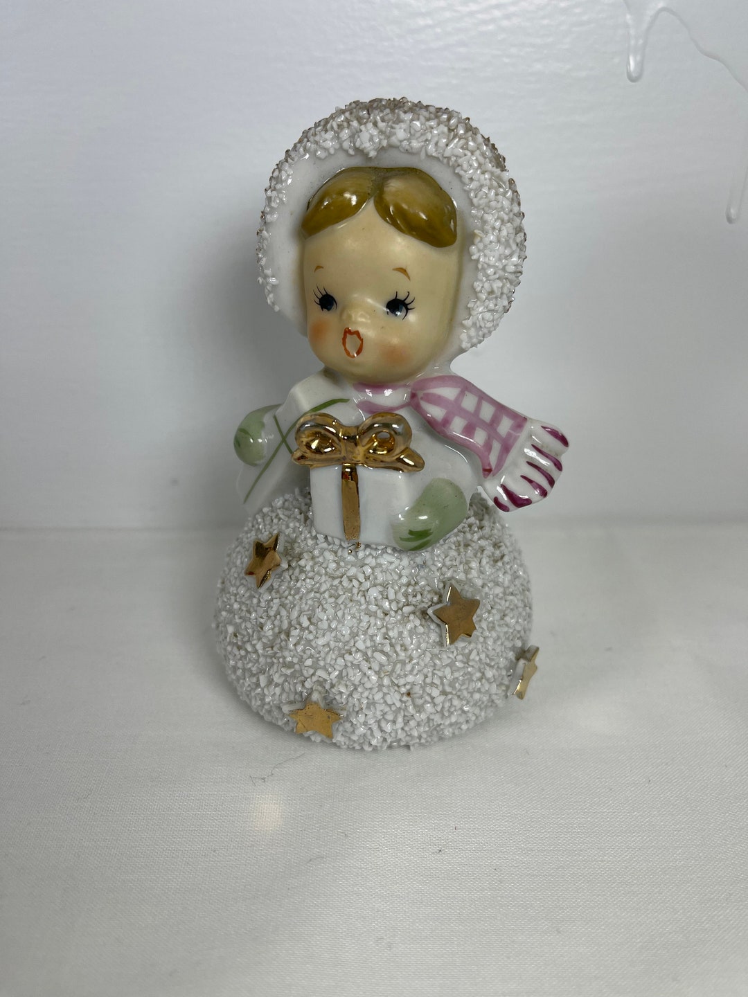 Vintage Consco Japan-a Marilyn Exclusive Sugar Snow Girl Bell-christmas ...