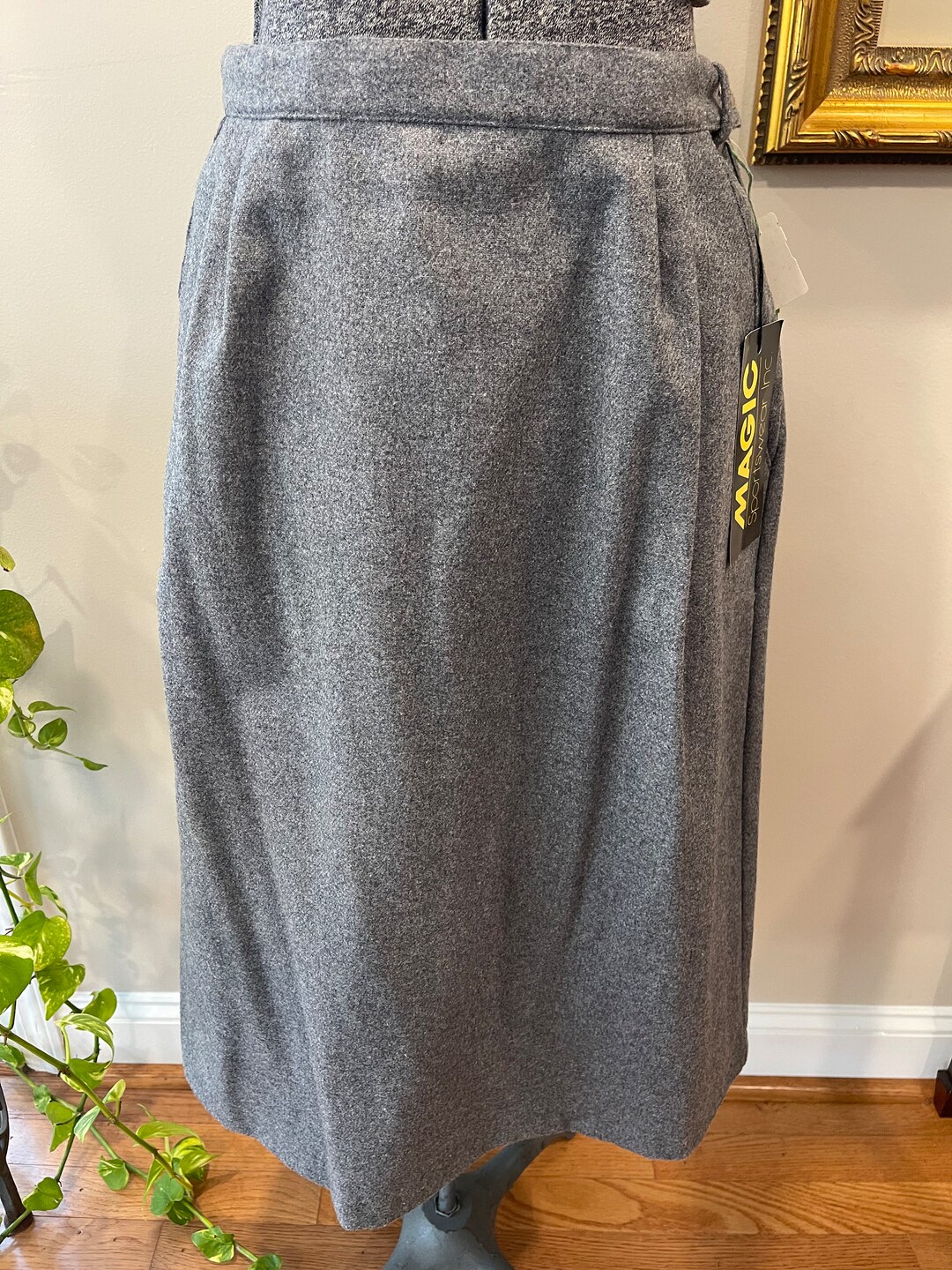 Vintage Magic Sportswear 1980s Wool Blend Skirt-secretary-geek-nos-nwt ...