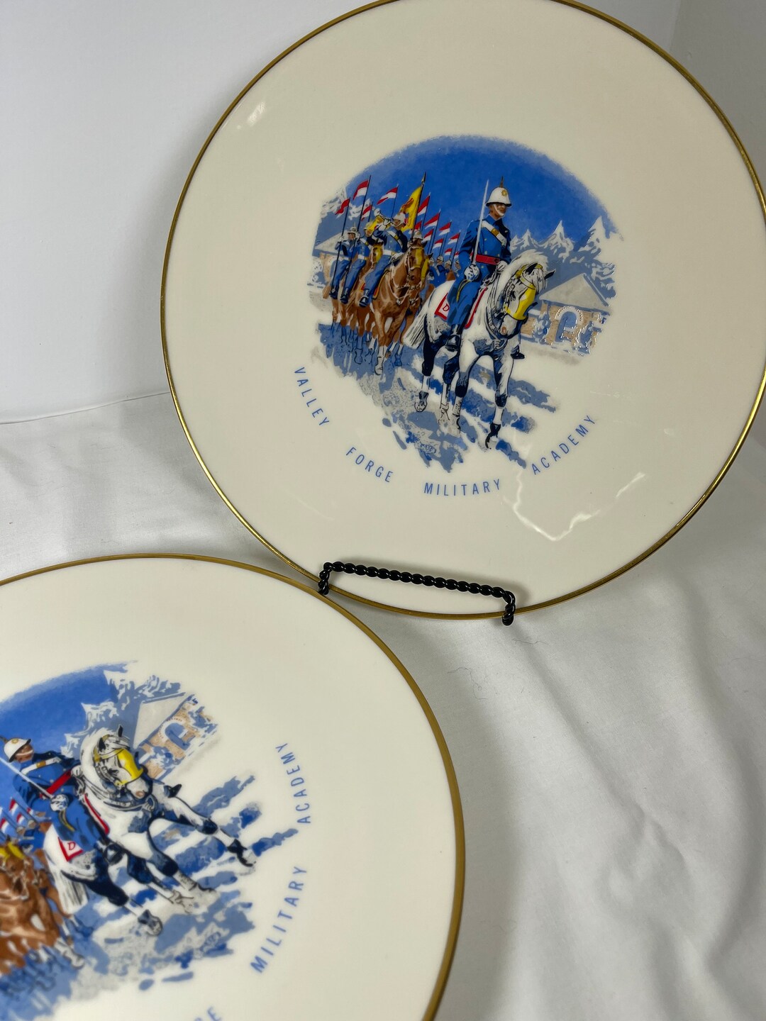 Vintage Lenox Valley Forge Military Academy Decorative Plate-2 ...
