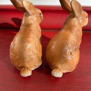 Vintage Lefton H6664 Brown Rabbit Figurine-2 Available Priced Each-mid ...