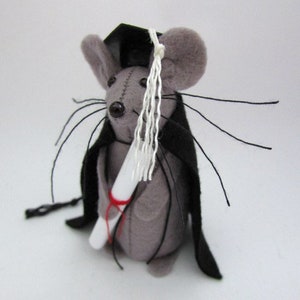 Graduation Mouse - Felt Mice - Felt Mouse - Graduation Ornament - Etsy