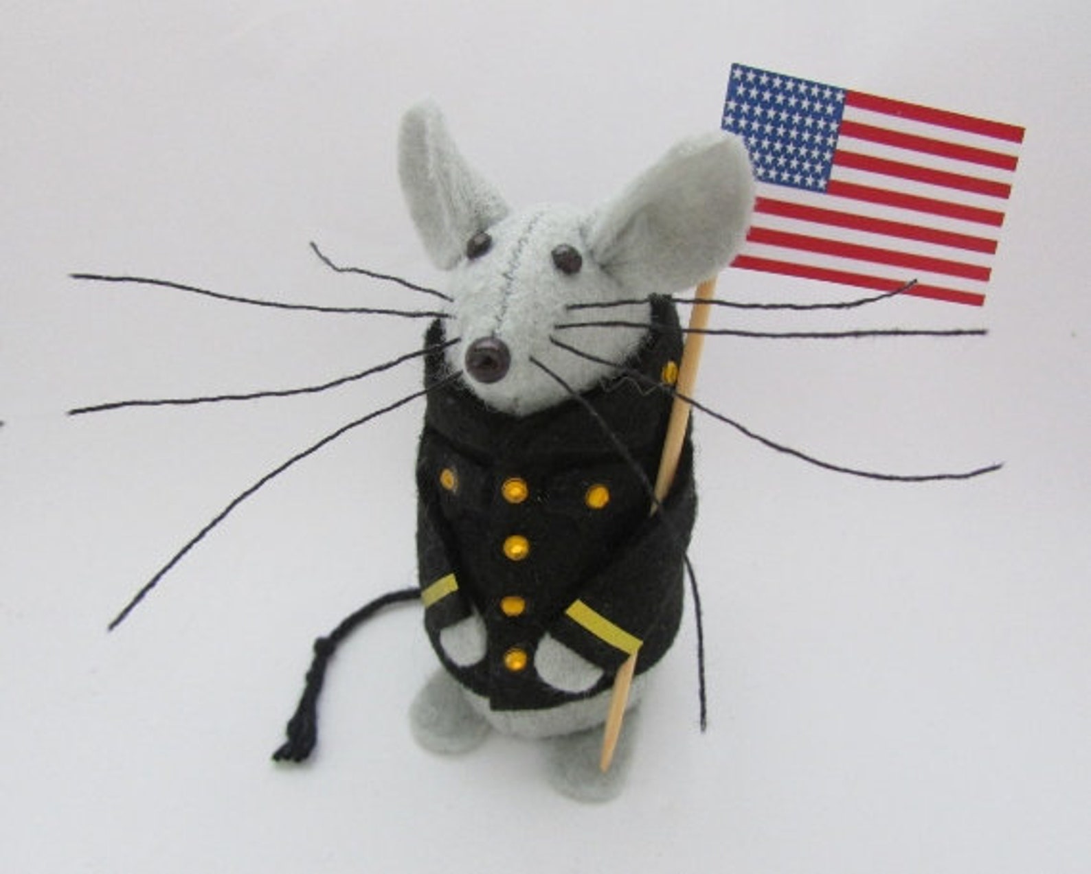 Military Mouse Felt Mice Felt Mouse Military Mouse Ornament - Etsy