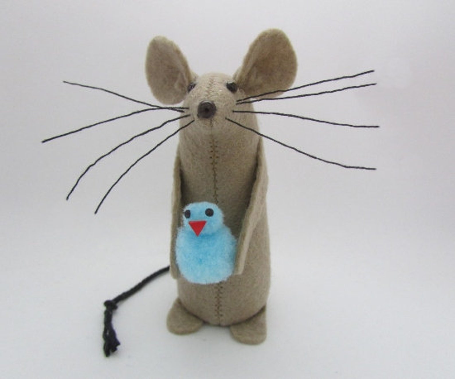 Easter Mouse Mouse With Easter Chick Felt Mouse Felt - Etsy